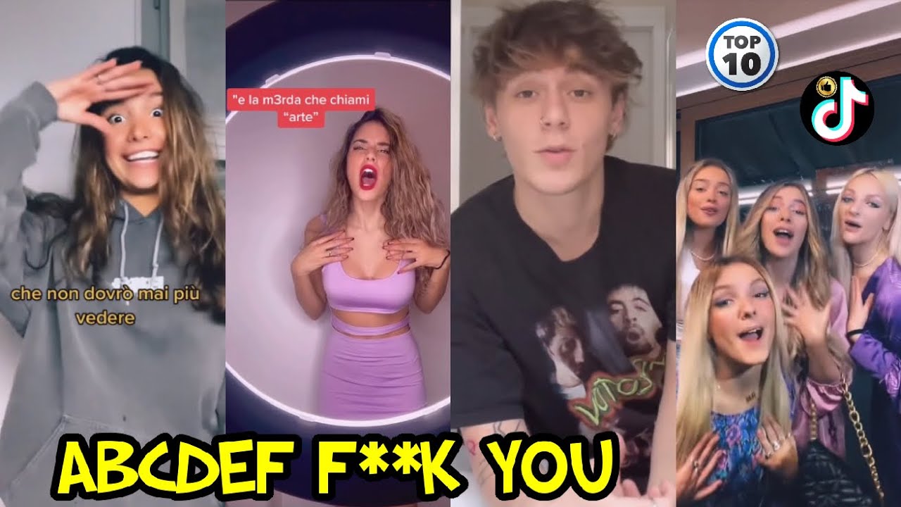 "ABCDEF F**K YOU" Gayle (Parte 2) - TOP 10 TIKTOK + COMMENTO - YouTube