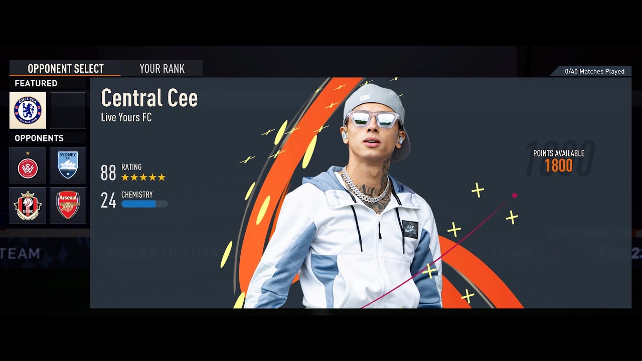 Central Cee - FIFA 23 Squad Battles Match (Highlights) - YouTube