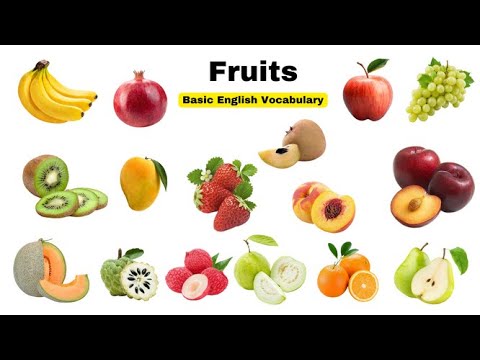 Fruits Name | Learn Fruits Name in English | Name of Fruits Basic ...