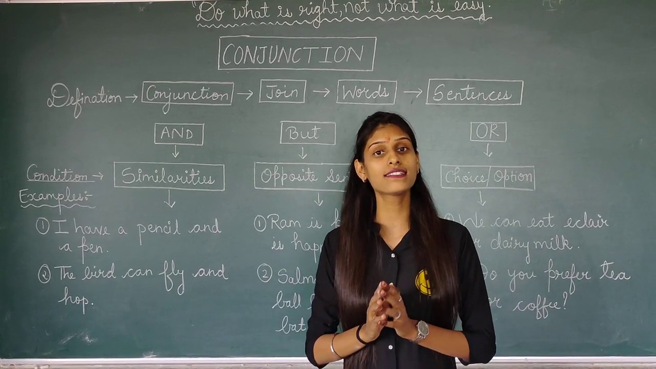 English Grammar - Conjunction std.3/4/5 - YouTube