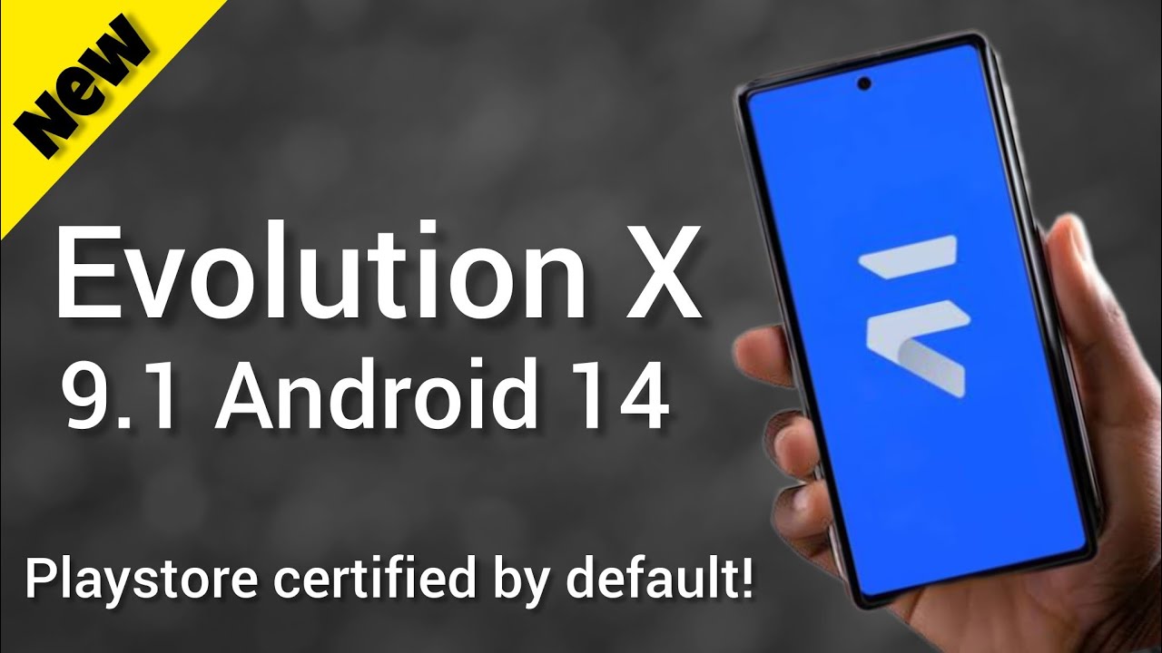 Evolution X 9.1 Android 14 com certificação automática! Spoiler, Gcam 9 ...