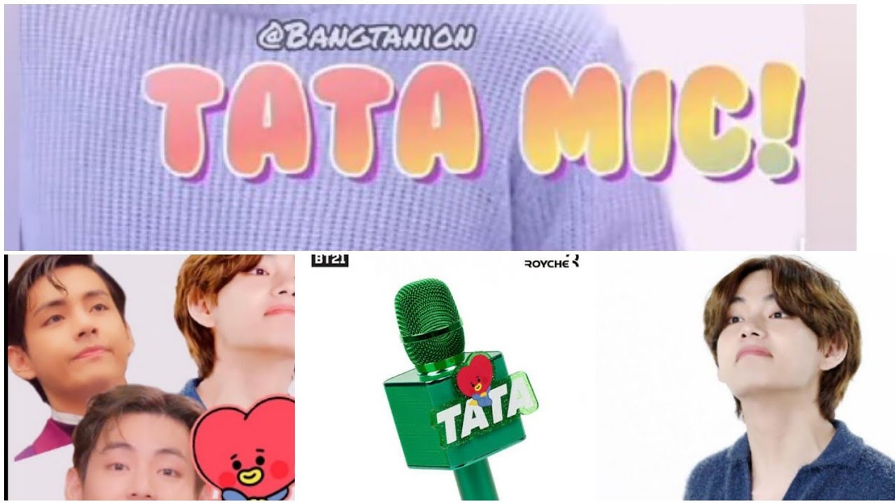 BTS V tata mic 🎤💜 - YouTube