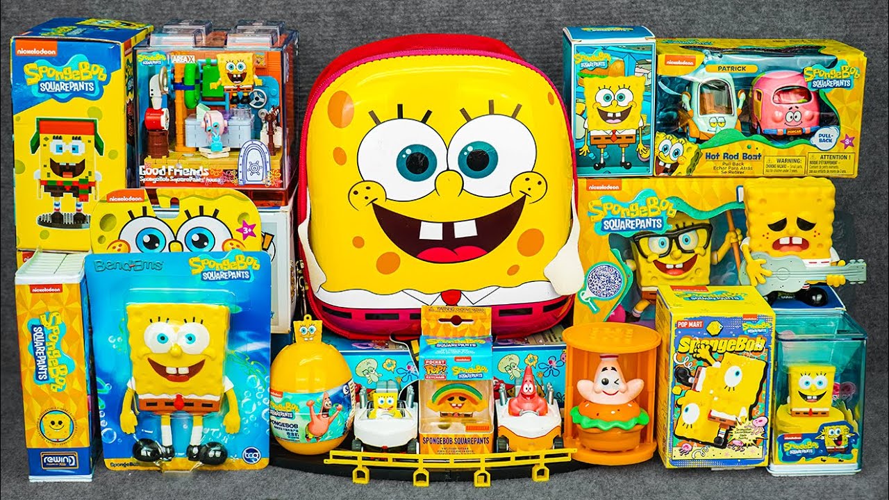 Ultimate ASMR SpongeBob Relaxation Unboxing | TOY PLAYSET ASMR #18 ...