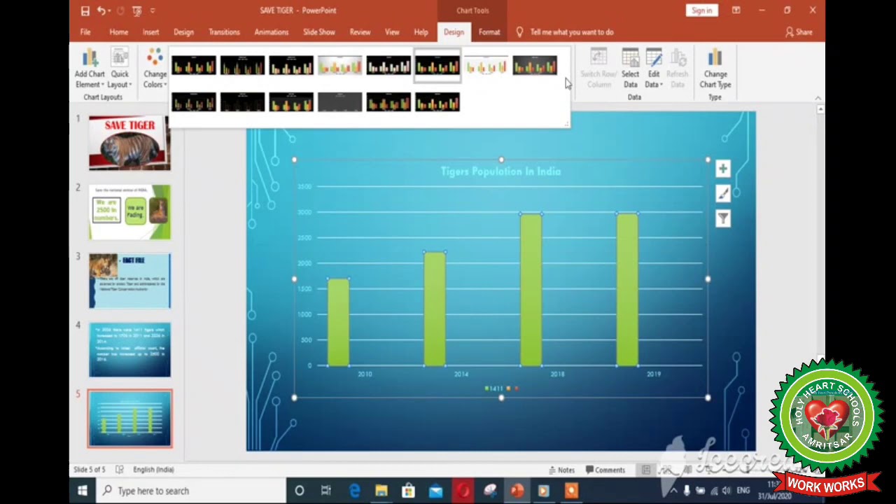 SPECIAL EFFECTS in MS Powerpoint|Class 5|Computer|Holy Heart Schools ...