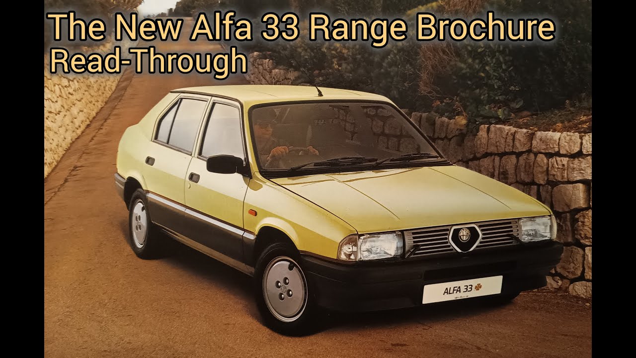 The 1983 Alfa Romeo 33 model Brochure Storytime with Driven It. - YouTube