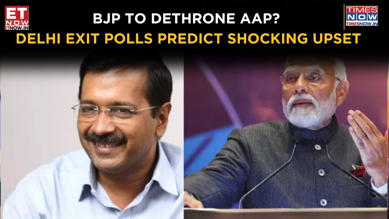 Delhi Exit Poll 2025: BJP Likely to Win 38-43 Seats, AAP May Secure 26 ...