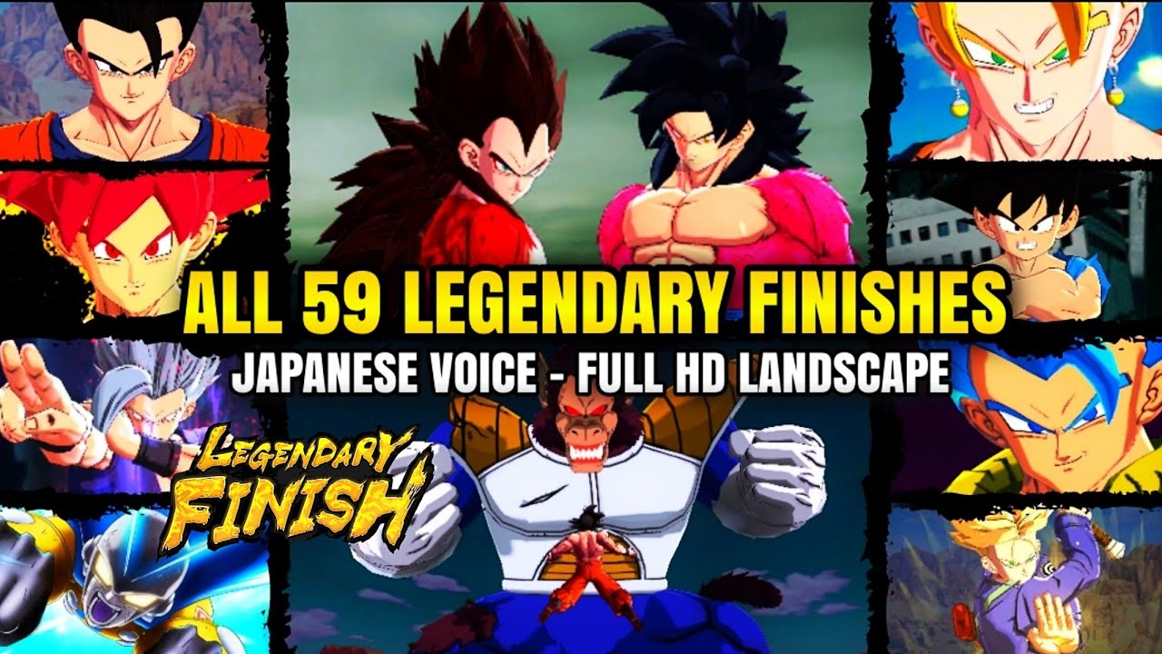 DRAGON BALL LEGENDS: ALL LEGENDS LIMITED - LEGENDARY FINISHES | HD ...