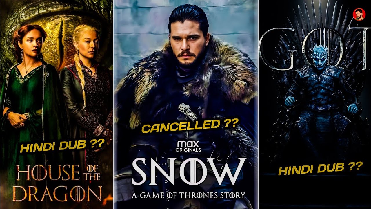 Cancelled ? Jon Snow Sequel Series Bad News & GOT Hindi Dub . - YouTube