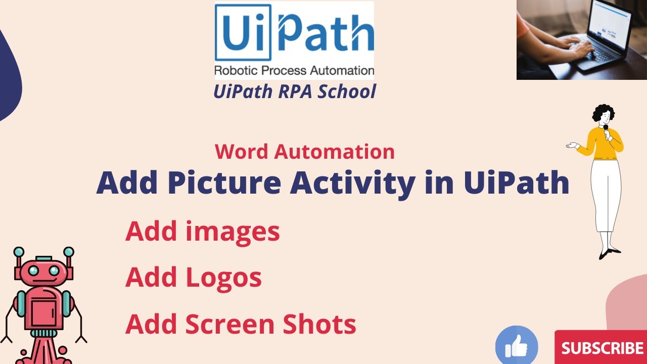 UiPath RPA - Add Picture Activity || Word Automation - YouTube