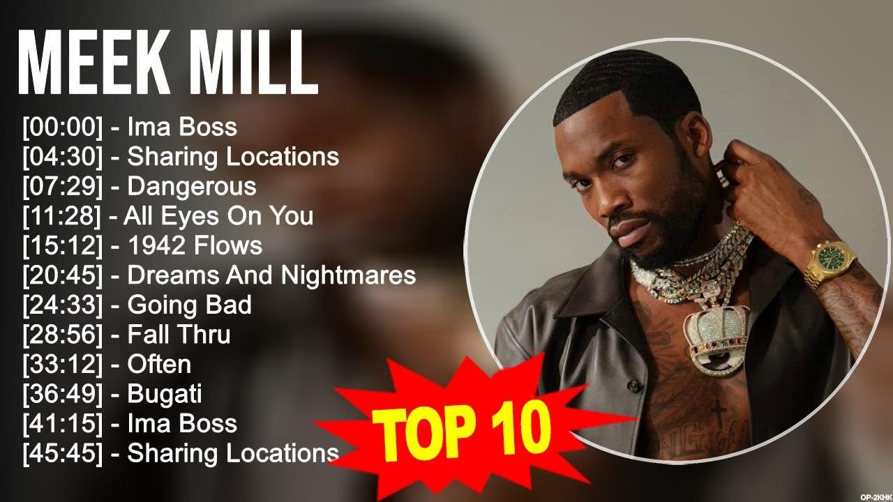 Meek Mill 2023 MIX ~ Top 10 Best Songs ~ Greatest Hits ~ Full Album ...