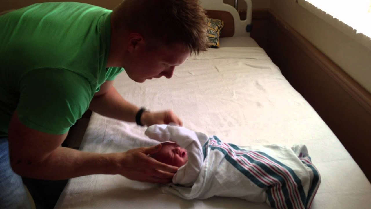 Infant adjustment after birth (6 hours old) - YouTube
