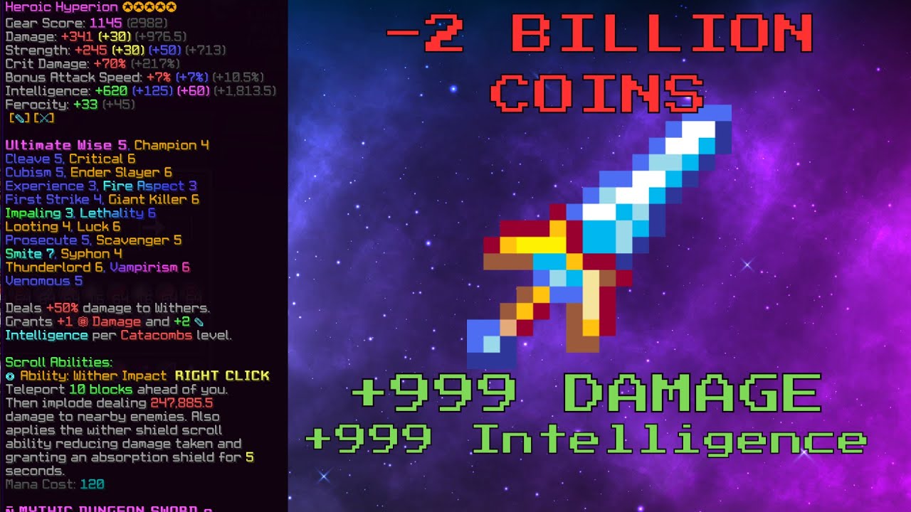 The 2 BILLION coin mage setup (Hypixel Skyblock) - YouTube