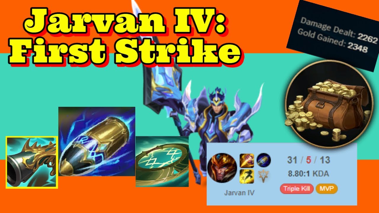 New Season 12 Rune: First Strike on Jarvan IV - YouTube