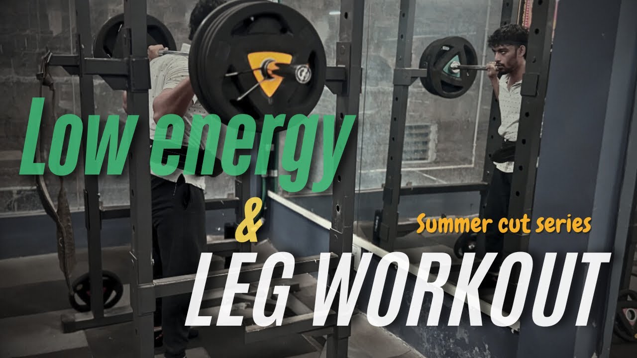 Low energy and leg workout😕 - YouTube