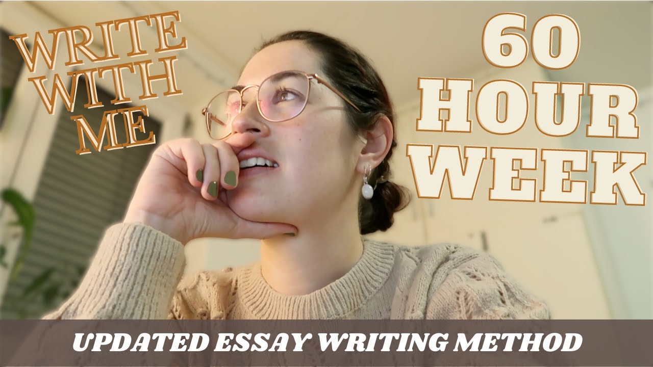 WRITING WEEK AS A PHD STUDENT pt 2 : updated essay writing method - YouTube