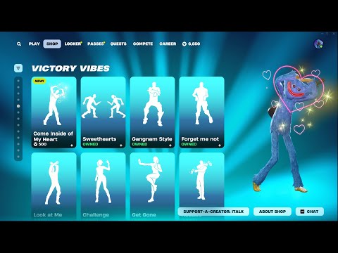 *NEW* COME INSIDE OF MY HEART FORTNITE EMOTE REACTION!