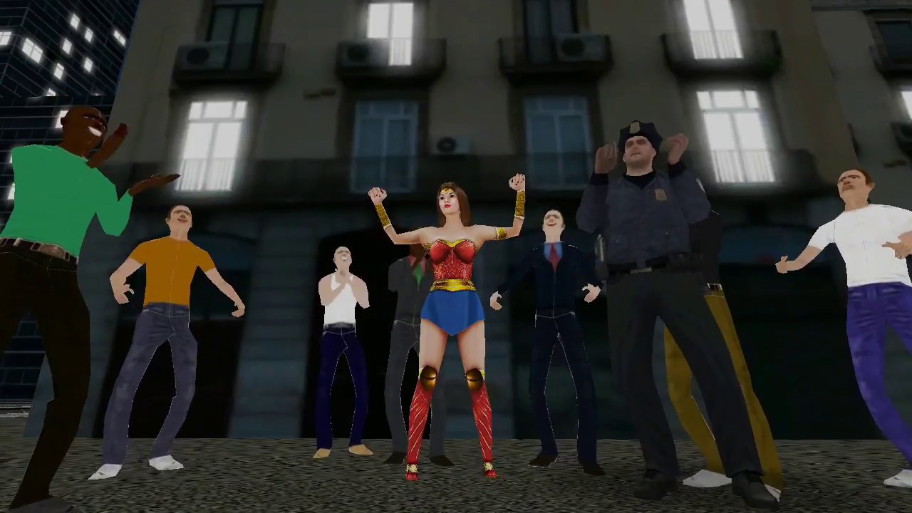 Wonder Couple Woman Avenger & Green Giant - Wonder Woman Battle Escape ...