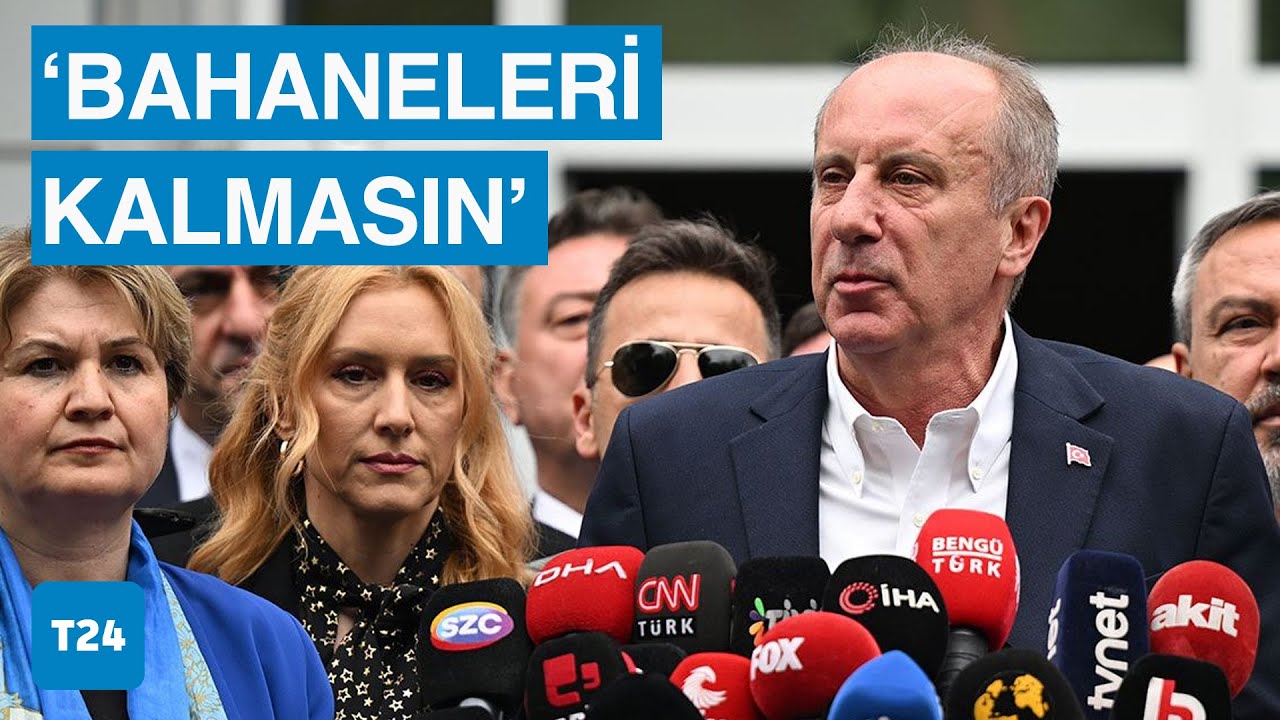 Muharrem İnce, adaylıktan çekildi: Yoksa suçu bize atacaklar! - YouTube
