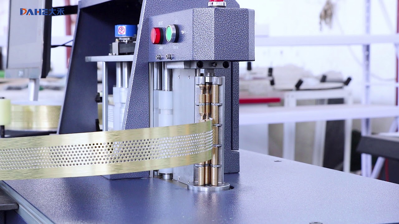 Aluminum channel letter bending machine for punching letters - YouTube