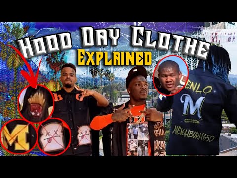 California Gangs:52 Hoover Gangster Crip I Hood Day Clothing Explained ...