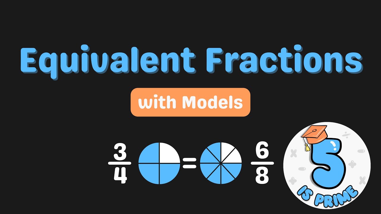 Find Equivalent Fractions Using Models | 5th Grade Math Made Easy - YouTube