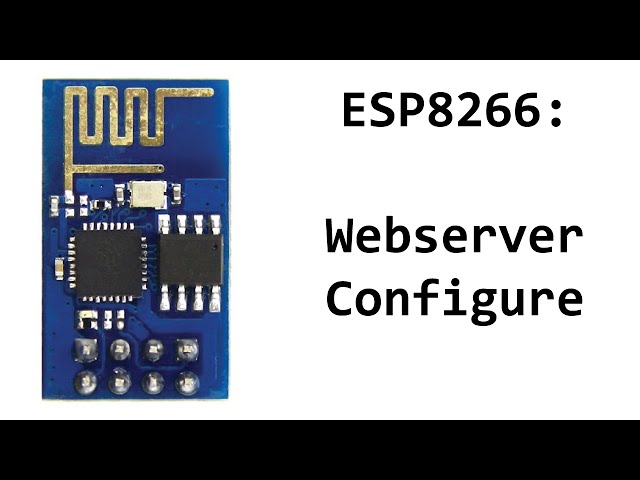 Esp8266 Arduino Webserver Tutorial Code Youtube Build A Simple Web
