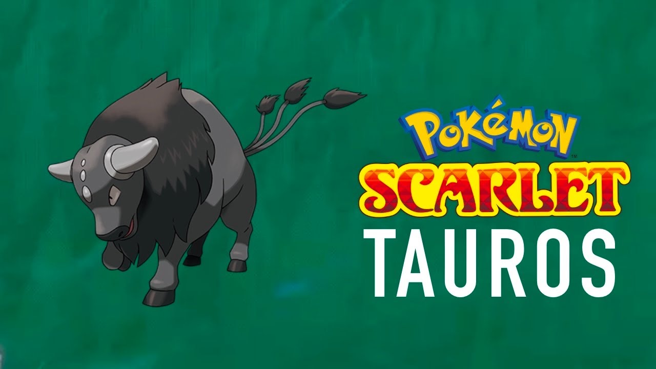 Pokemon Scarlet - Catching Paldean Tauros (Combat Breed) - Filling The ...