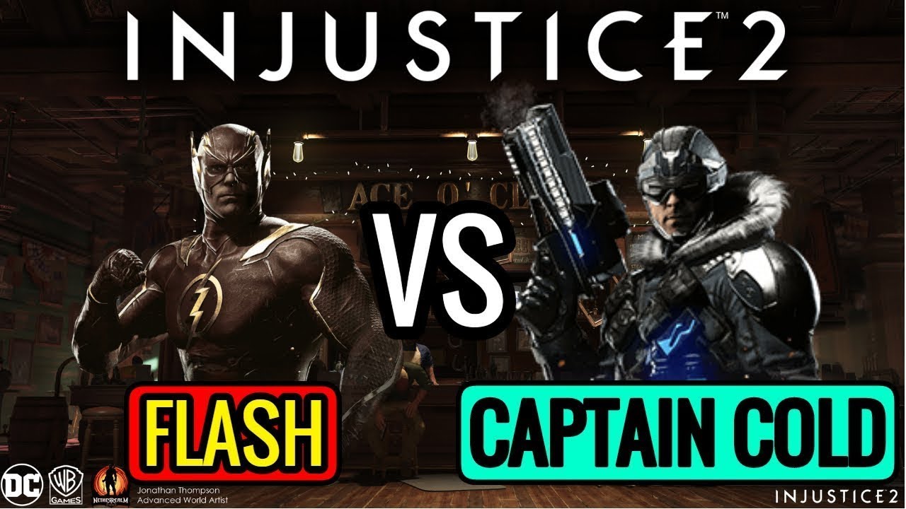 Injustice 2 The Flash VS Captain Cold (VERY HARD) - YouTube