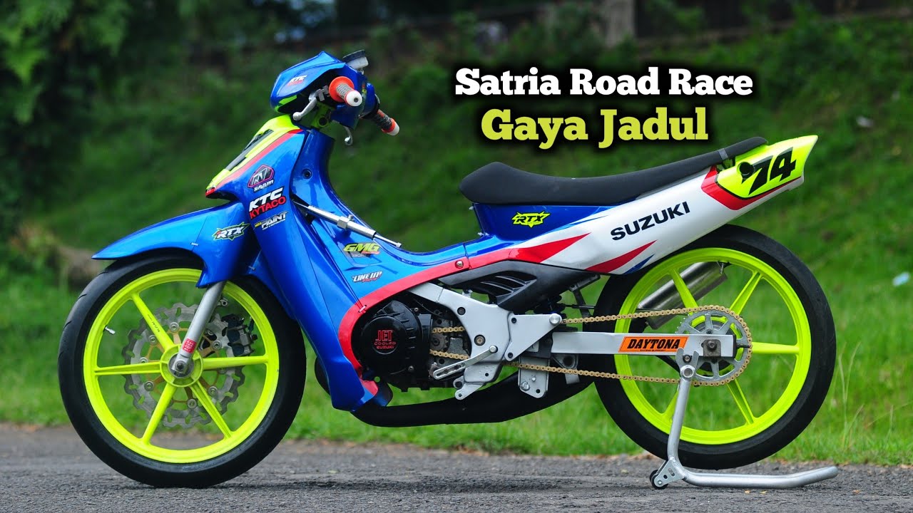Modifikasi Balap Satria RU Road Race - YouTube