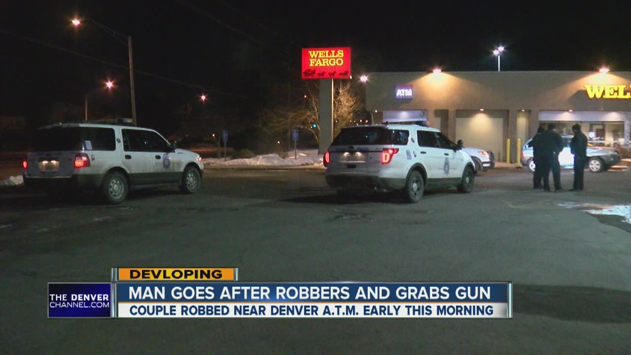 Man fights back after robbery, grabs for thief's gun - YouTube