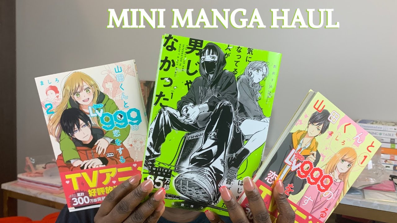 Mini manga haul | My first set of non-English volumes - YouTube