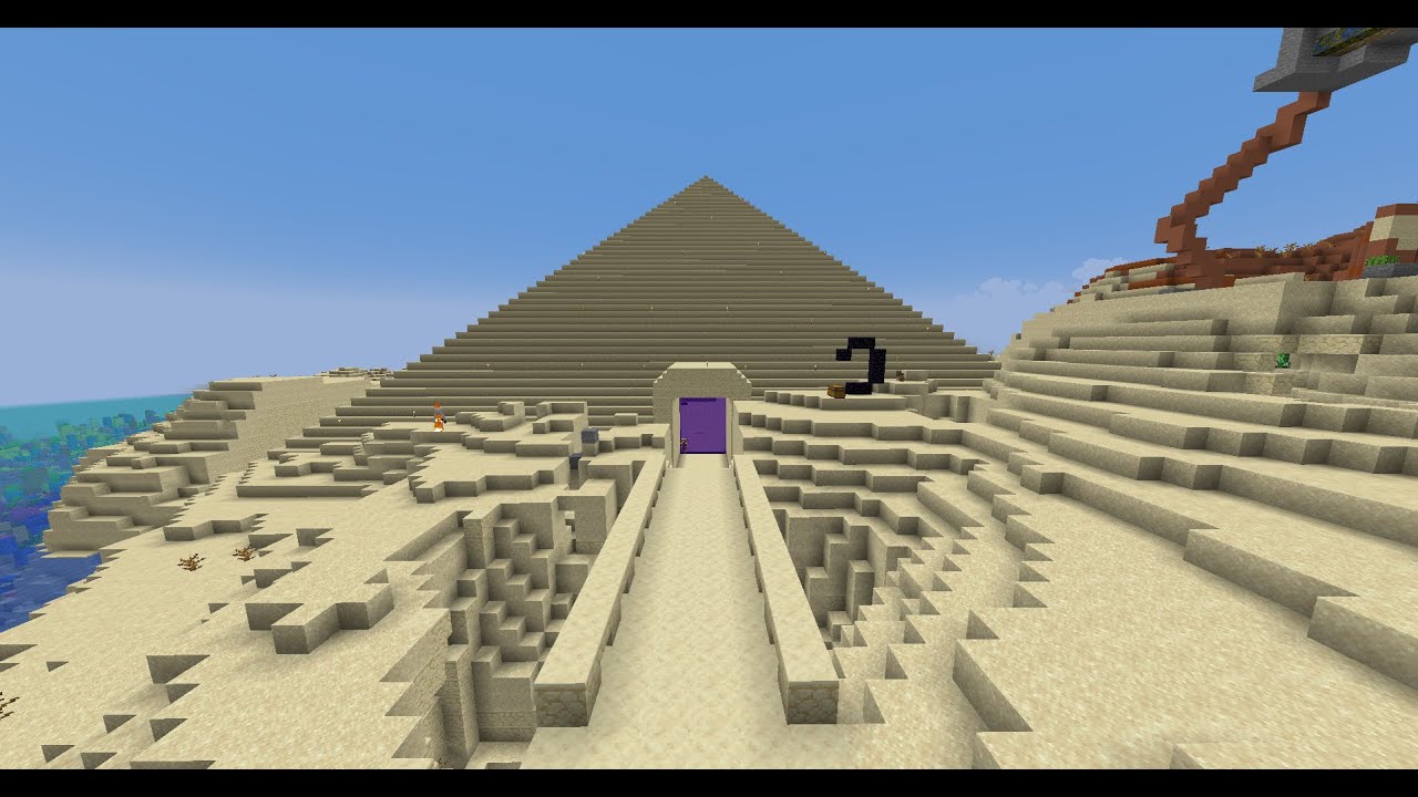 Building a REALLY BIG pyramid in minecraft survival (part 1) - YouTube