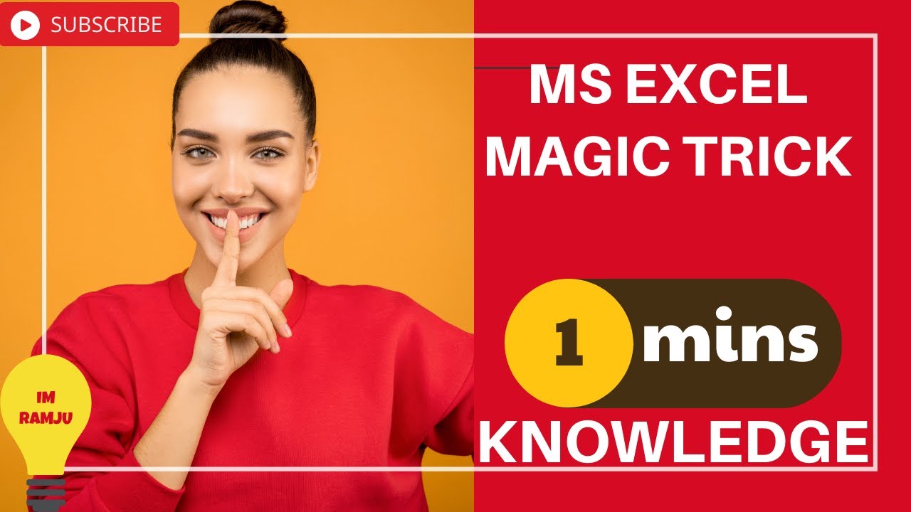 #EXCEL MAGIC TRICKS 🍳🔥👌#shorts #shortsvideo #Shortsfeed Gyan On Tube Leila Gharani Deepak ...