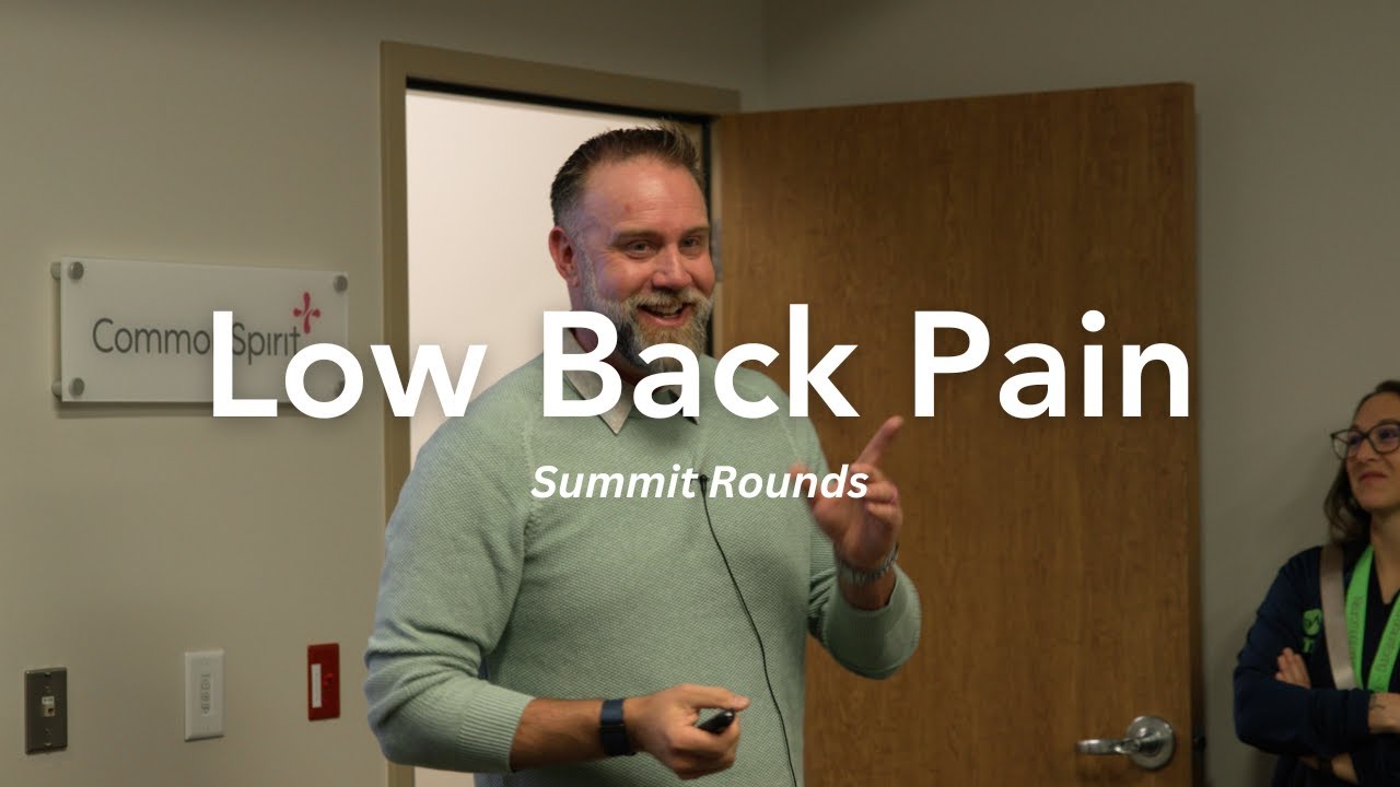 Summit Rounds - Low Back Pain with David Hunt - YouTube