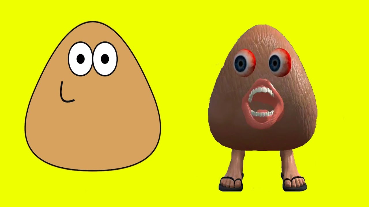 Pou vs scary Pou - Pou y uno de los muchos pou falsos. Hoy conocemos a ...