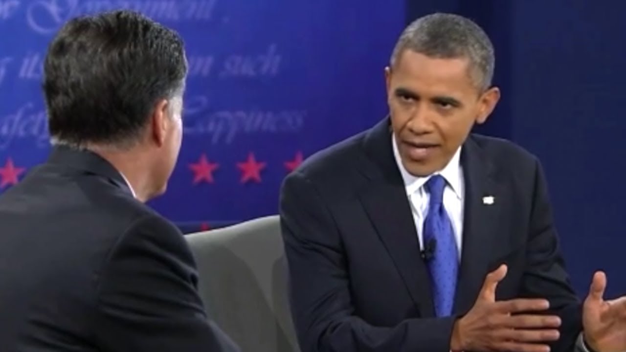 Obama Convincingly Wins Debate In First 10 Minutes - YouTube
