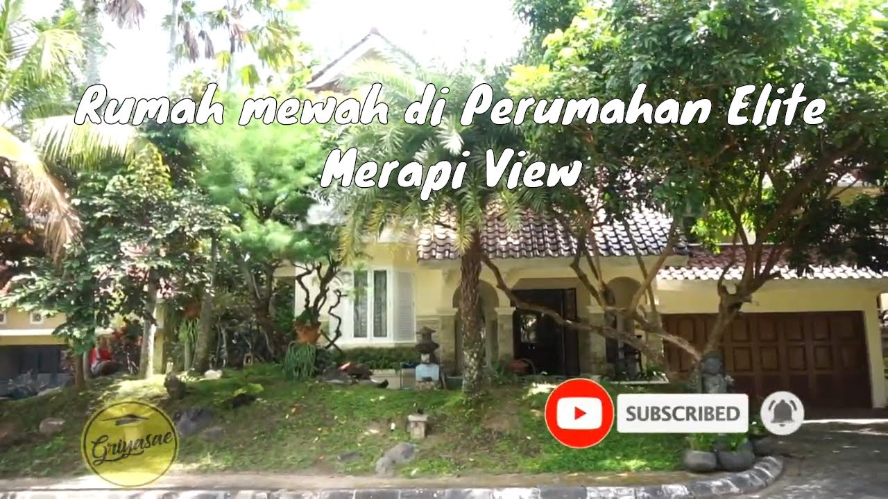 Rumah mewah di perumahan elite merapi view - YouTube