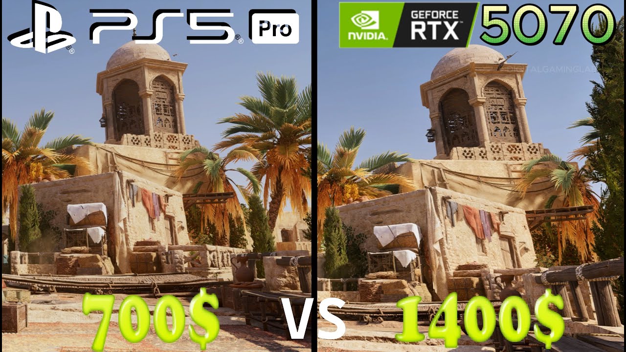 |4K60| RTX 5070 vs PS5 PRO | Quality Difference SBS | ACM | - YouTube