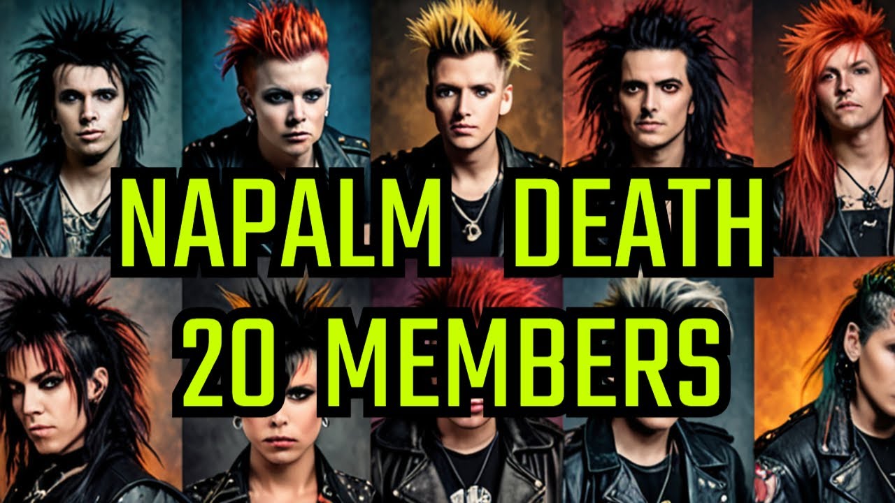 The dark evolution of NAPALM DEATH's lineup transformation - EDU BAND ...