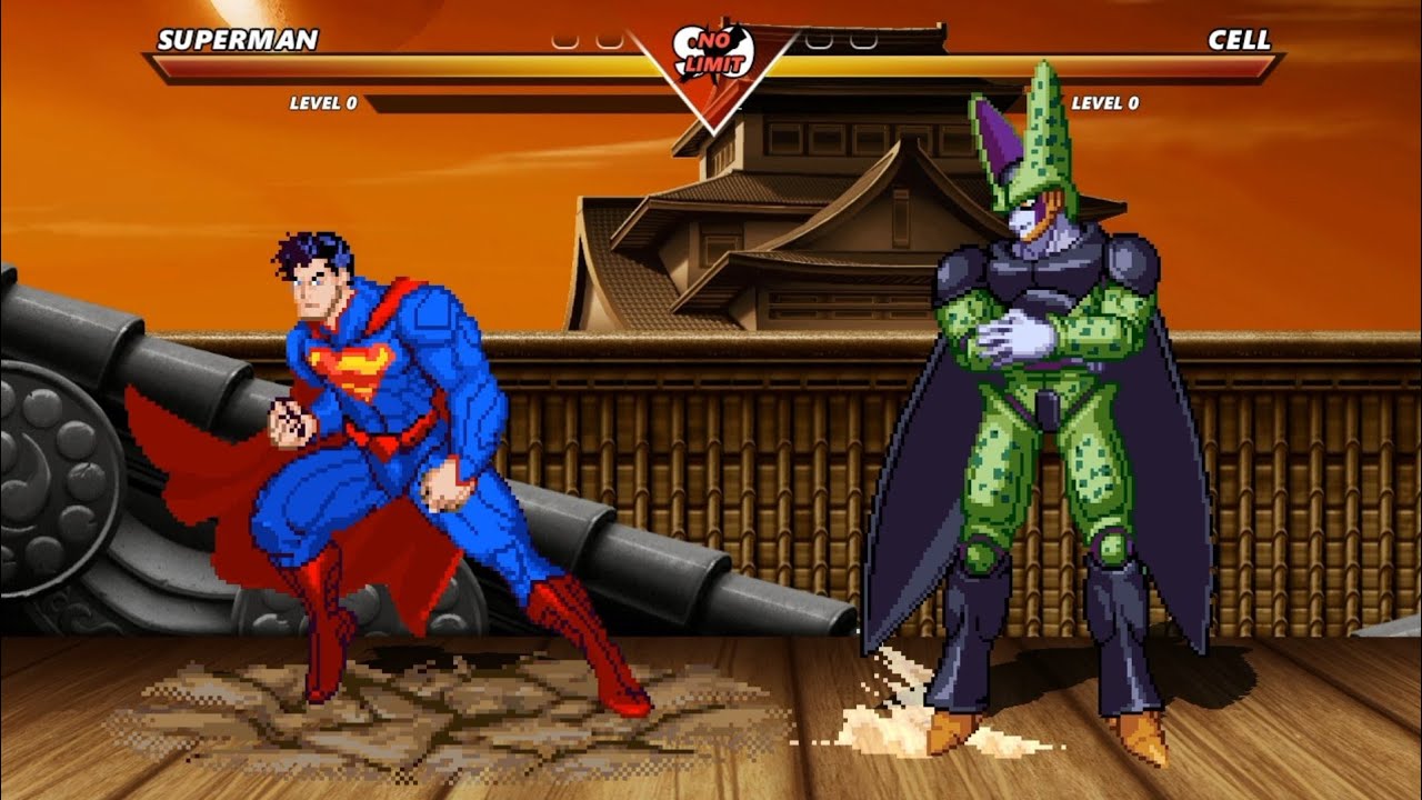 SUPERMAN vs PERFECT CELL - High Level Awesome Fight! - YouTube