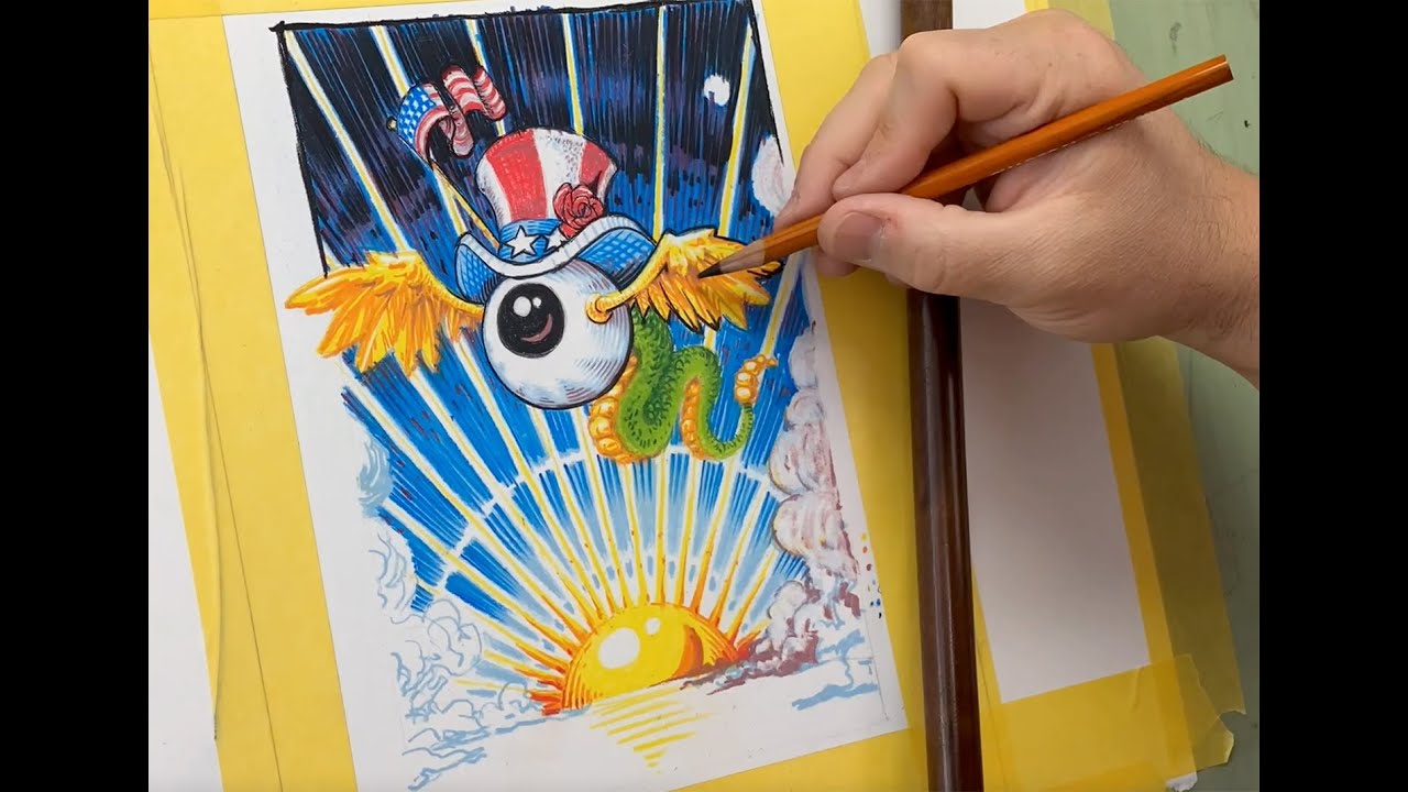 "My Captain" Drawing Time Lapse - YouTube