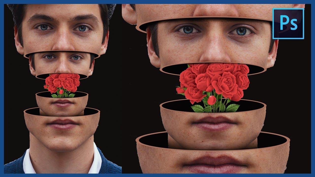 [ Photoshop Manipulation ] HOLLOW HEAD EFFECT - Editing Tutorial - YouTube