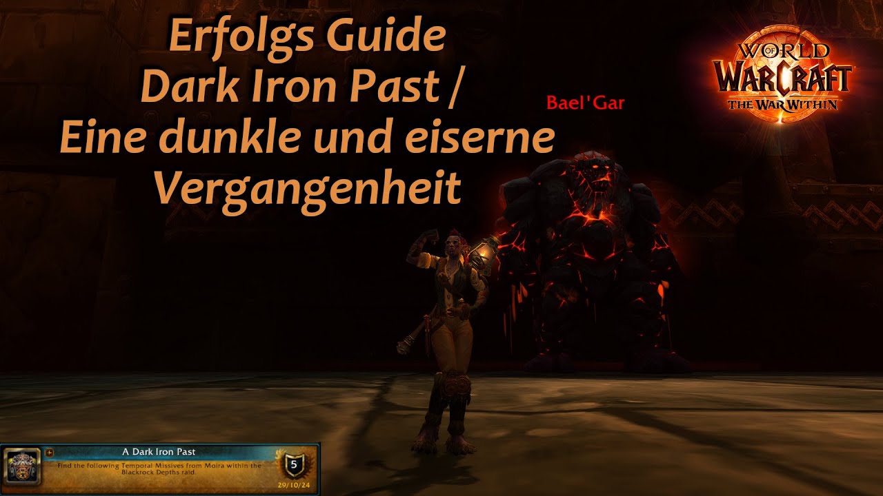 Erfolgs Guide Dark Iron Past / Eine dunkle und eiserne Vergangenheit ...