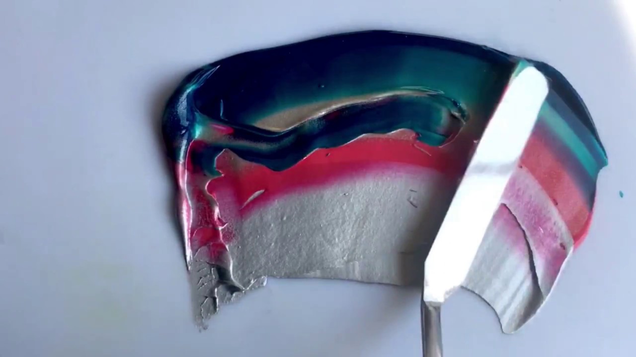 Paint Mixing : Metallic blue 1 - YouTube