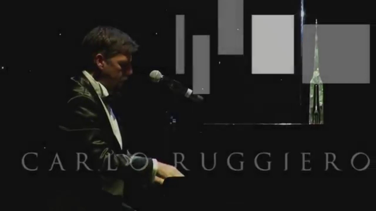 Carlo Ruggiero sings and plays "Time to say goodbye" - YouTube