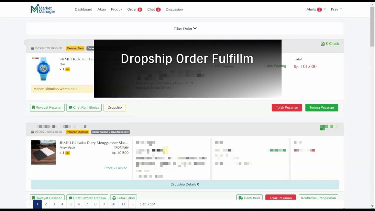 Cara mudah dropship fulfillment - YouTube