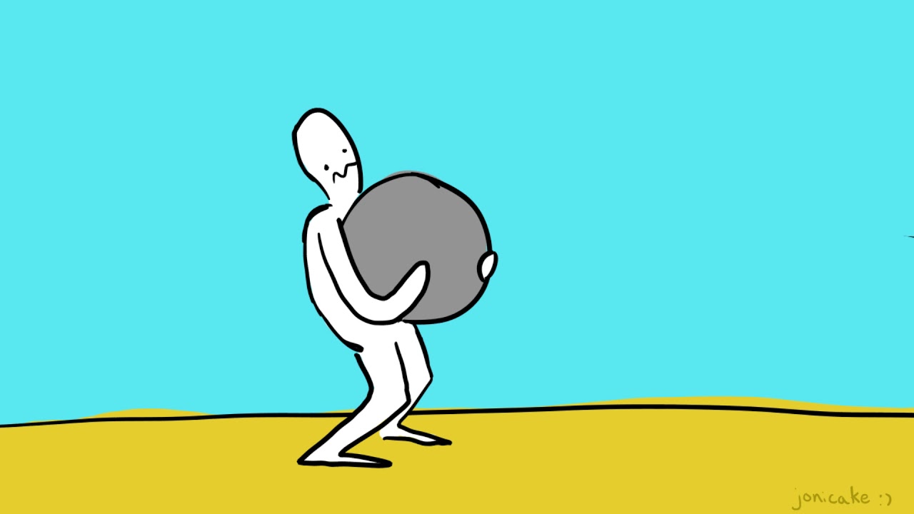 man lift heavy rock final for real this time - YouTube