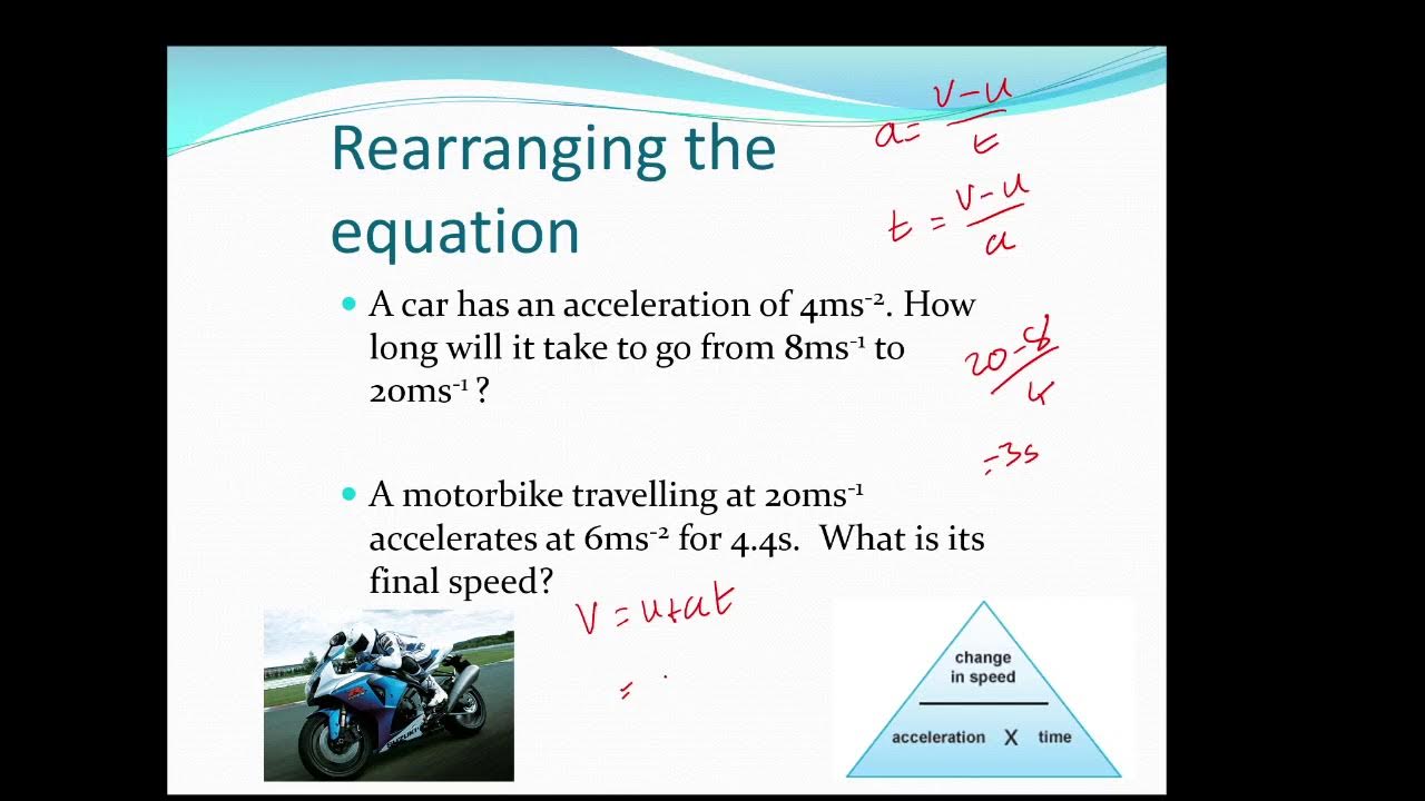 Acceleration National 5 Physics - YouTube