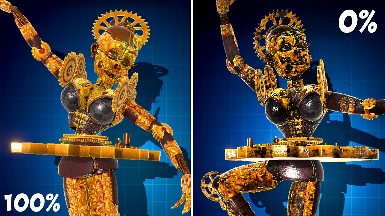 Clockwork Ballora 100% vs. 0% Comparison FNAF AR Special Delivery - YouTube