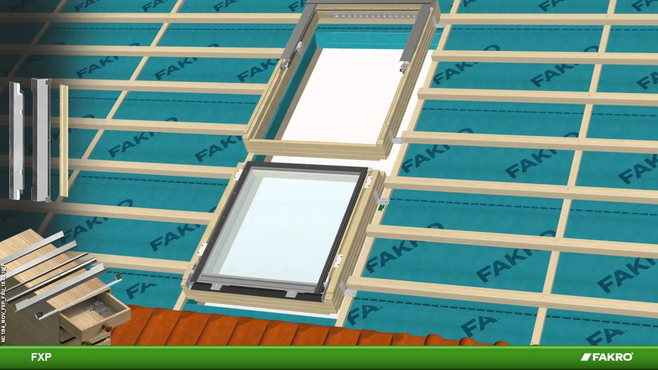 FAKRO roof windows - FXP roof window - YouTube
